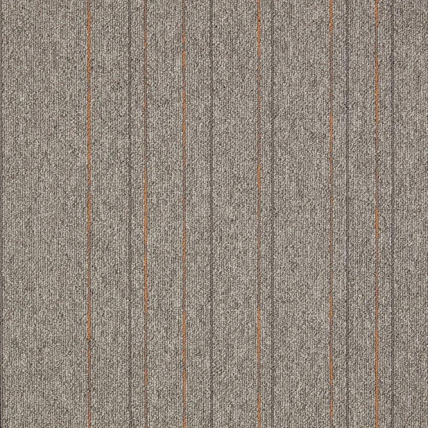 Kobercové čtverce Modulyss First Straightline 147 - béžová/oranžová - 50x50 cm