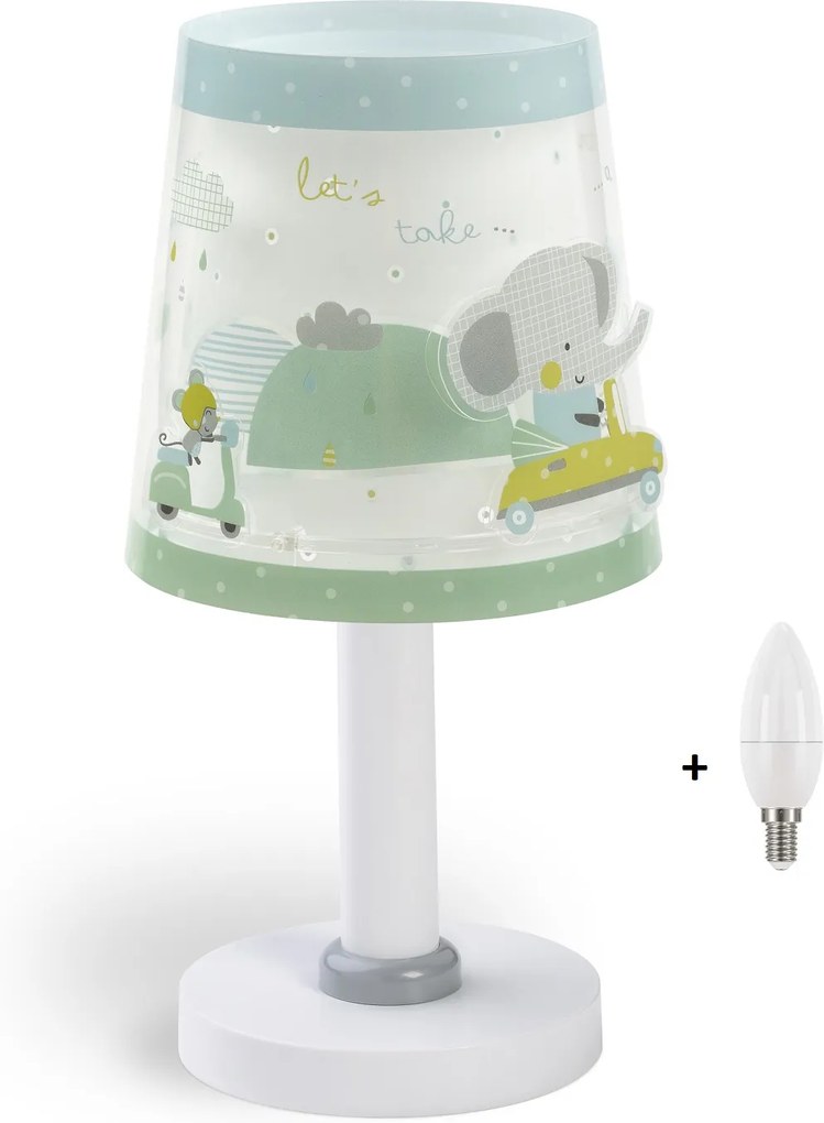 Dalber 81781 A LITTLE TRIP - Dětská stolní lampička + Dárek LED žárovka