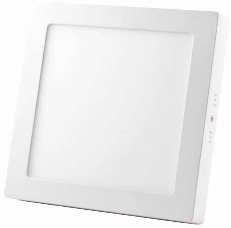 Přisazený LED panel, 24W, denní bílá, 30x30cm, hranatý, bílý Nedes LPL425