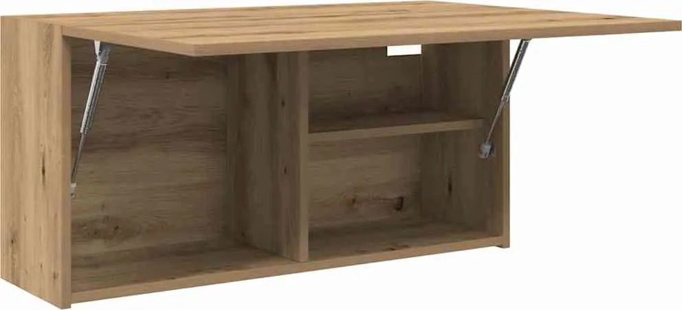 vidaXL Koupelnová nástěnná skříňka 80 x 25 x 40 cm kompozit [860093] Barva: Bílá