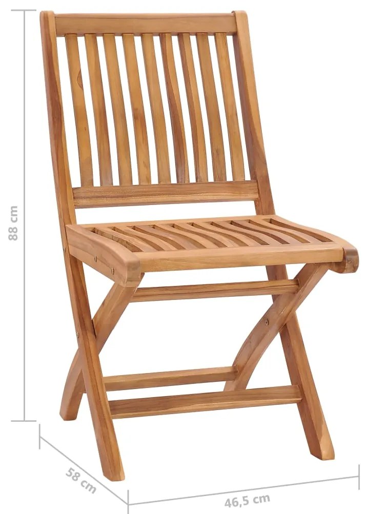 Zahradní židle 2 ks modré podušky masivní teakové dřevo,  3062437