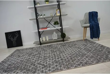 Koberec SISAL LOFT 21145 BOHO slonová kost/stříbrný/šedá