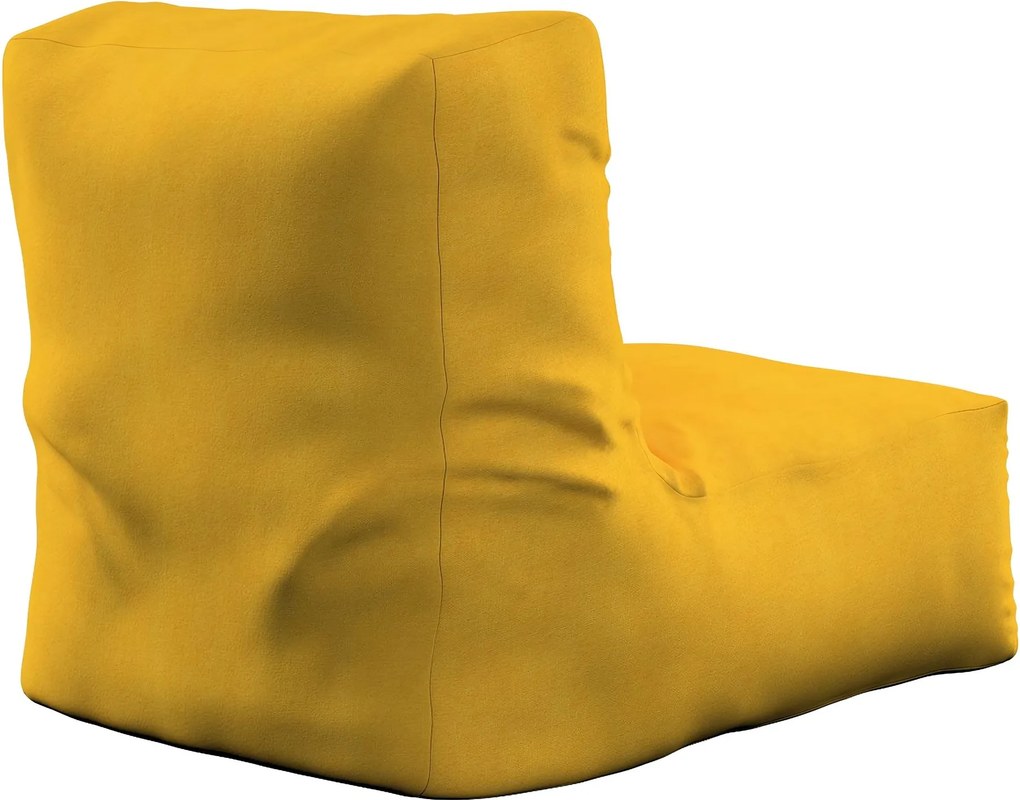 Vakové křeslo s výběrem látky barva žlutá látka pletený vzor