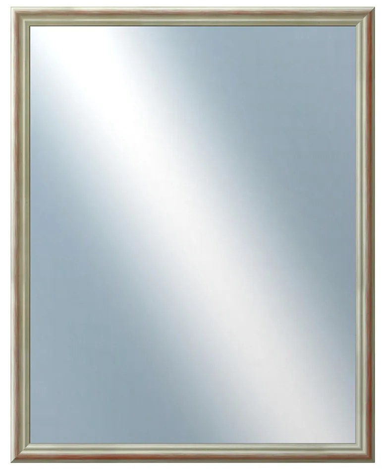 DANTIK - Zarámované zrcadlo - rozměr s rámem cca 40x50 cm z lišty Y-ka červená linka (3130)
