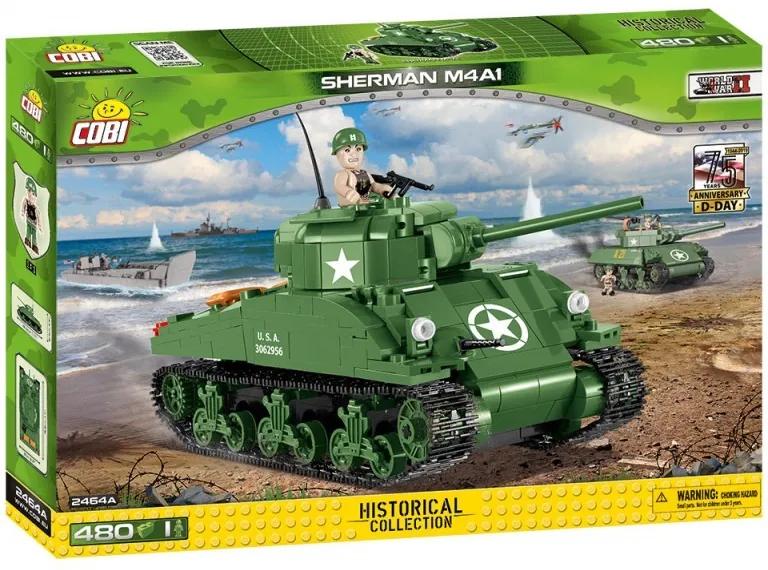 Cobi 2464 II WW M4A1 Sherman, 480 dílků