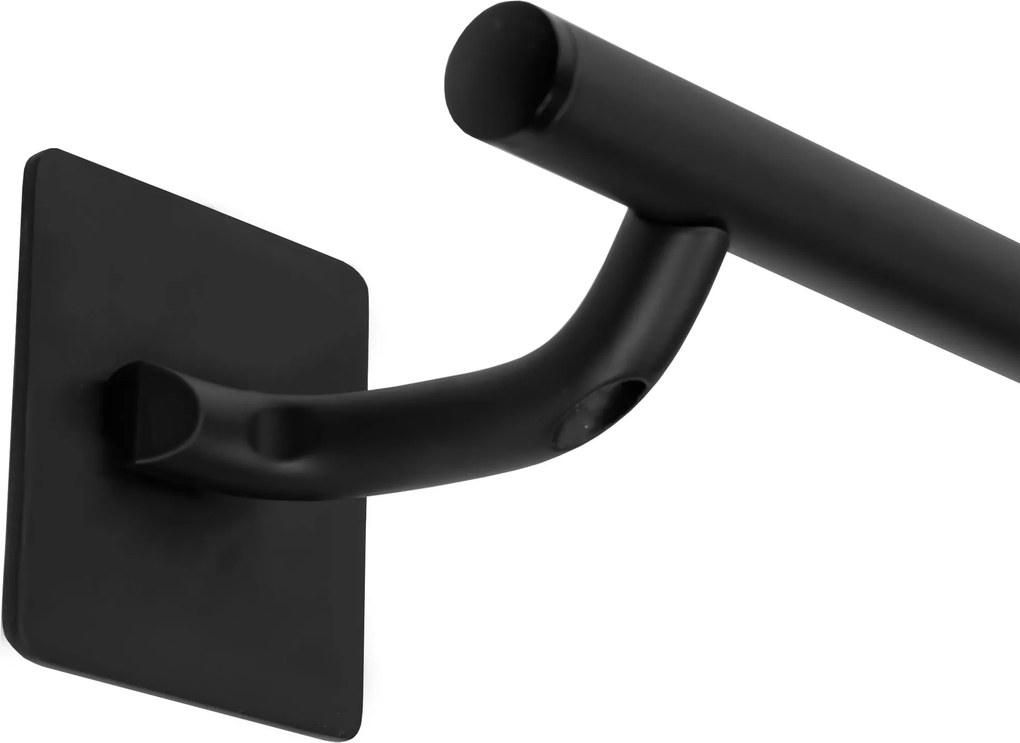 Tutumi Rea, koupelnový držák na ručníky 45cm 3M 322194A, černá matná, REA-77095