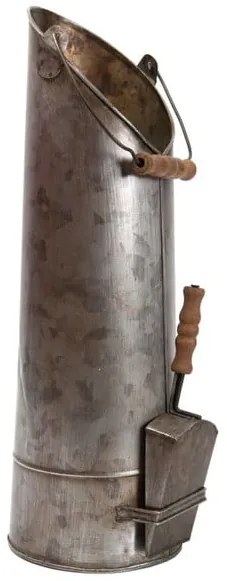 Kovový kyblík na popel Antic Line Bucket Chalet, výška 45 cm