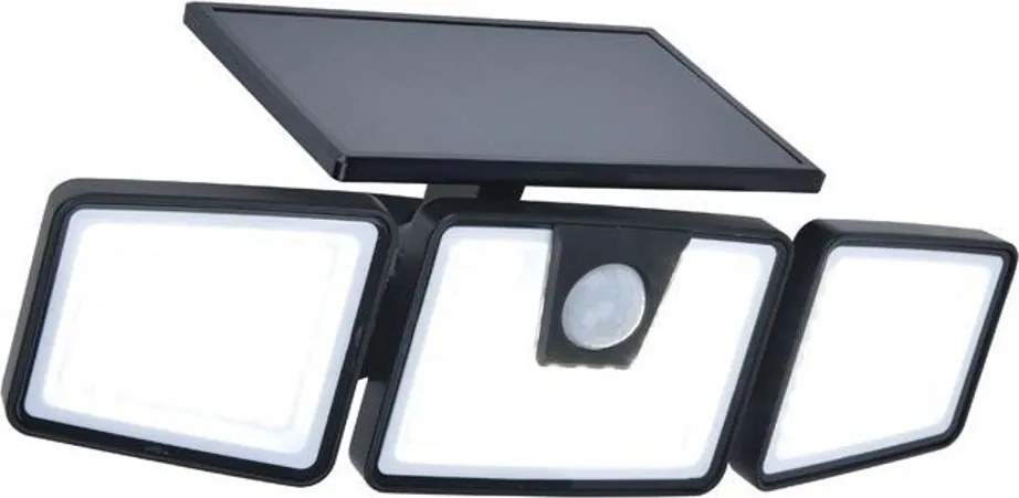 Lutec Solární venkovní lampa BRITI LED 6 W, 750 lm, 5000 K, 127,5 x 267 x 83 mm