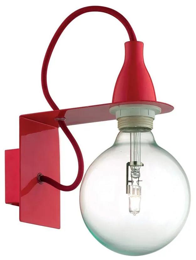 Ideal Lux Ideal Lux - Nástěnné svítidlo 1xE27/42W/230V červená ID045221