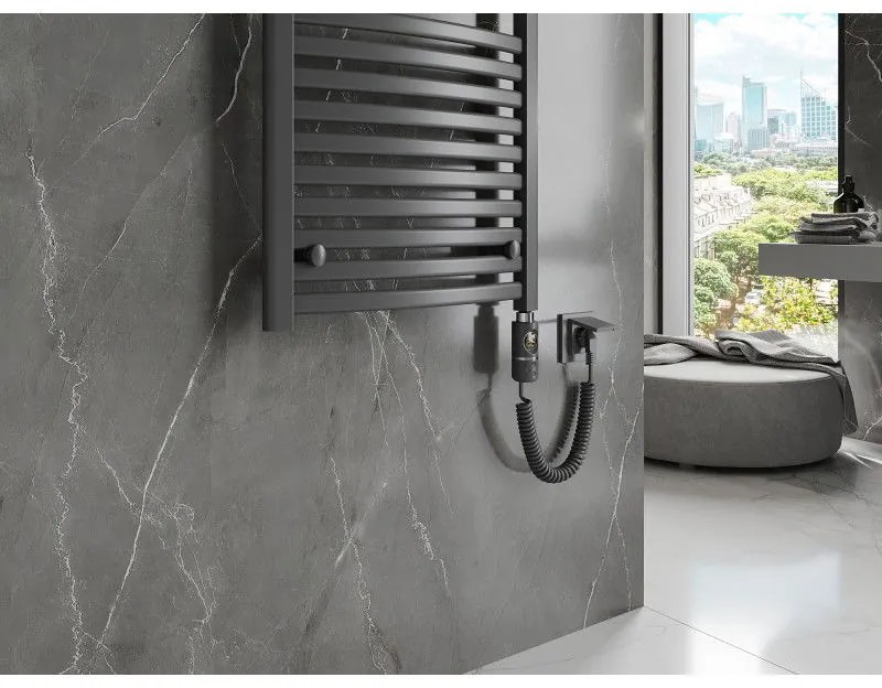 Mexen Helios, elektrické topné těleso 1800 x 500 mm, 900 W, antracitová, W103-1800-500-2900-66