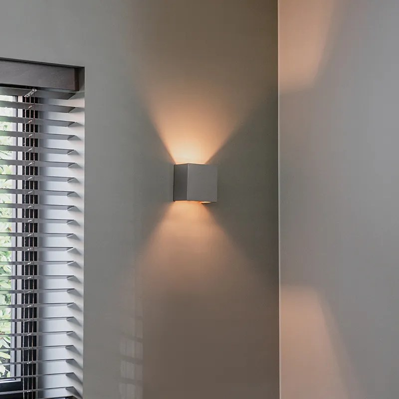 Chytré betonové nástěnné svítidlo se světelným efektem včetně Zigbee G9 - Meave