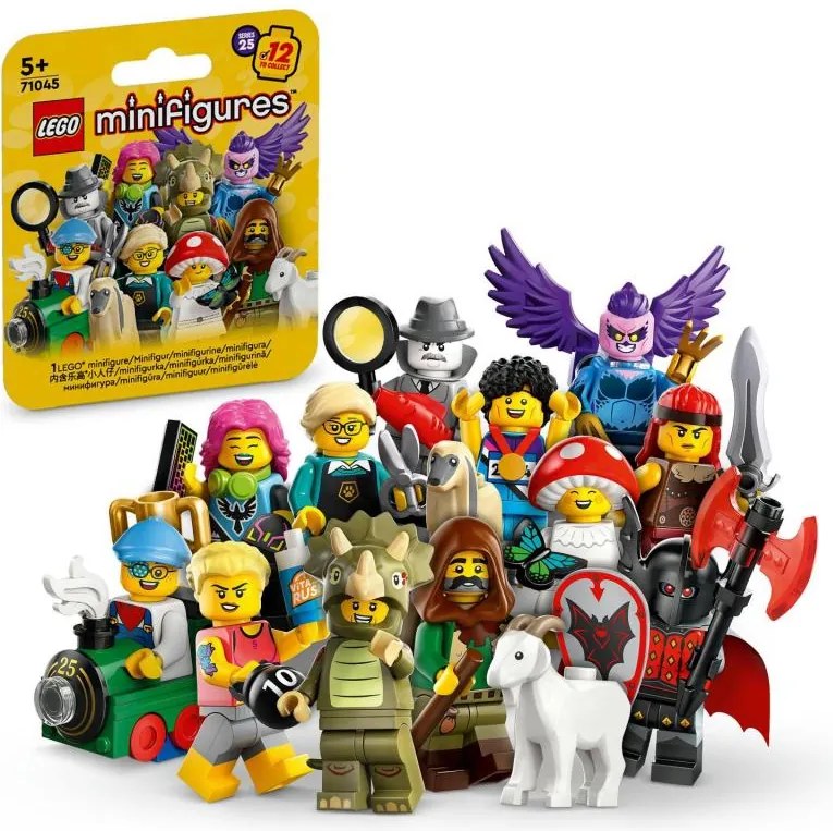 Lego 71045 ucelená kolekce 12 minifigurek 25. série