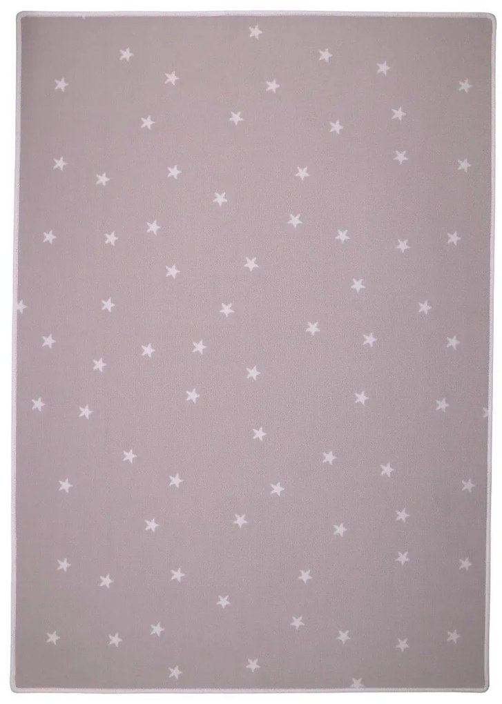Vopi koberce Kusový dětský koberec Hvězdičky růžové - 95x200 cm