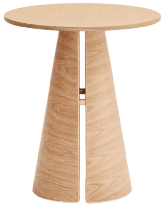 OnaDnes -20% Dřevěný kulatý jídelní stůl Teulat Cep 65 cm