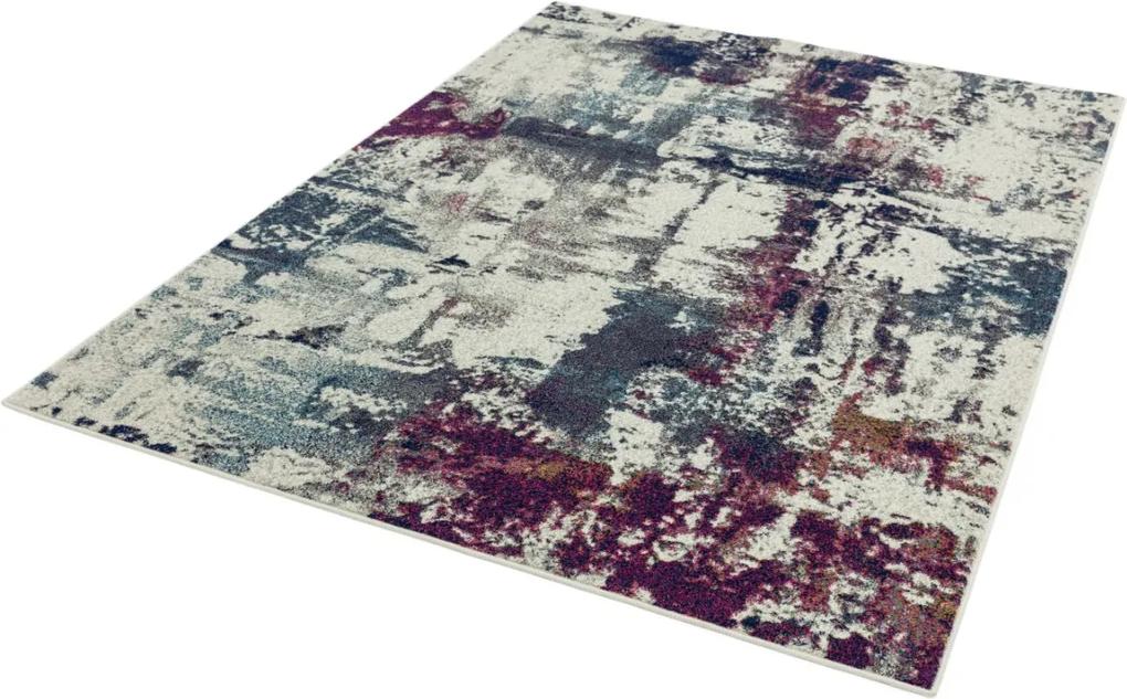 Barevný  koberec Dinamo Abstract Navy Rozměry: 160x230 cm