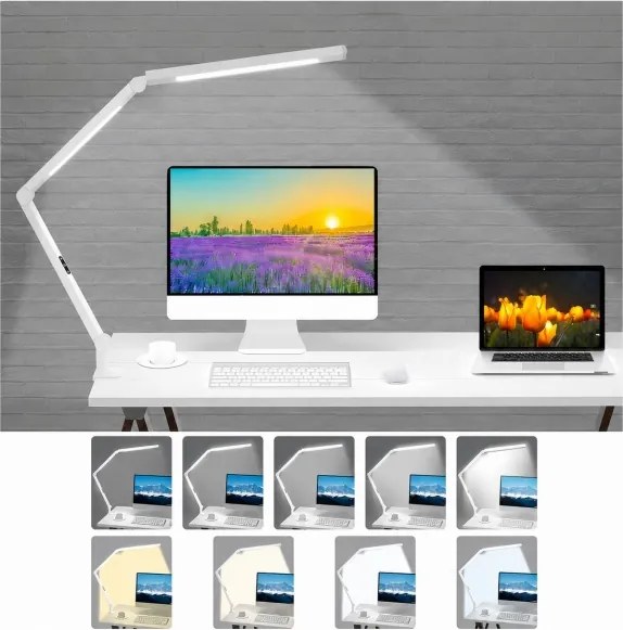 Brilagi-LED Stmívatelná dotyková stolní lampa VARIO LED/12W/230V 3000-6500K bílá