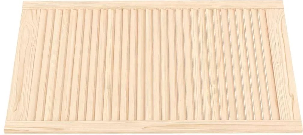 Nábytková dvířka lamelový design 2 ks 99,3 x 59,4 cm borovice 151140