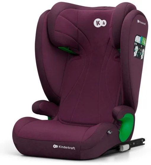 KINDERKRAFT - Autosedačka JUNIOR FIX 2 (100-150 cm) Cherry pearl