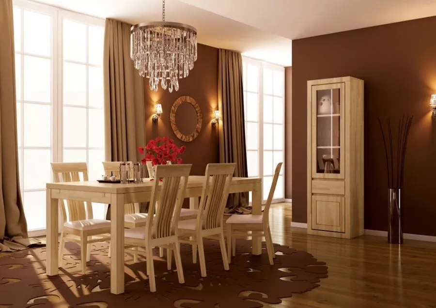 Casarredo - Komfort nábytek Noční stolek NS-115 masiv | barva: moření gray
