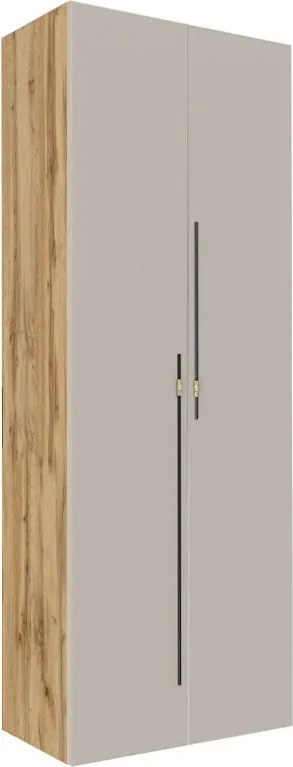 Skříň 2D 80 cm dub appalačský / kašmír Space