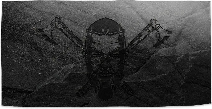 Sablio Ručník Vikingové Stone - 30x50 cm