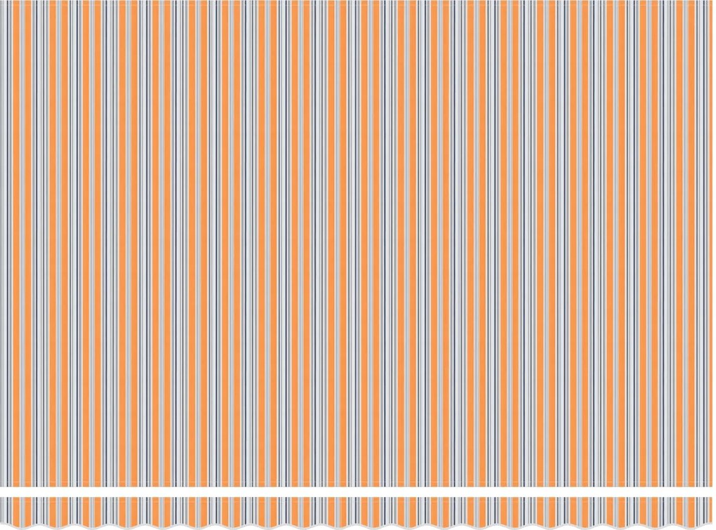 Rám markýzy Modrá a Oranžová 450 × 300 cm 3330939
