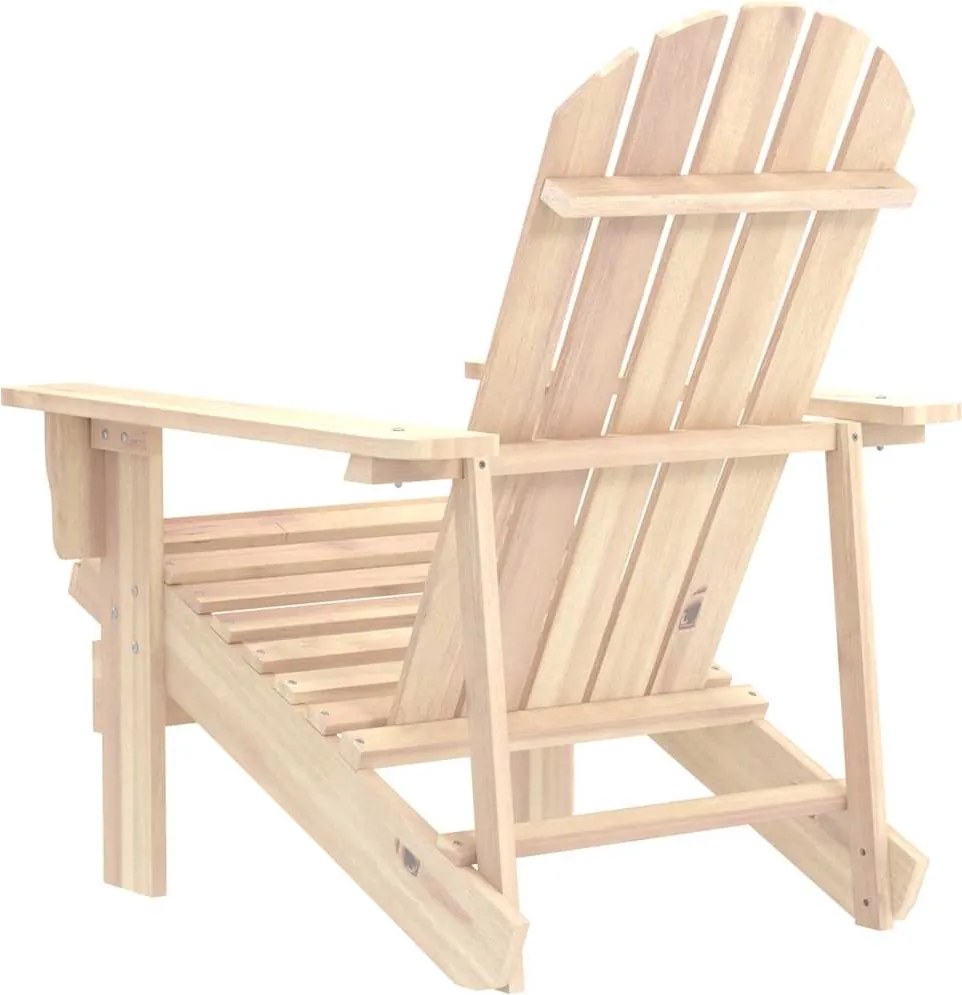 Zahradní židle Adirondack masivní jedlové dřevo 315872