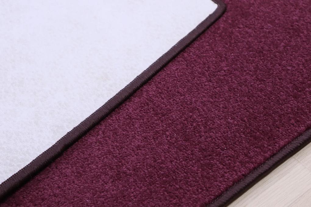 Vopi koberce Kusový koberec Eton fialový 48 čtverec - 80x80 cm