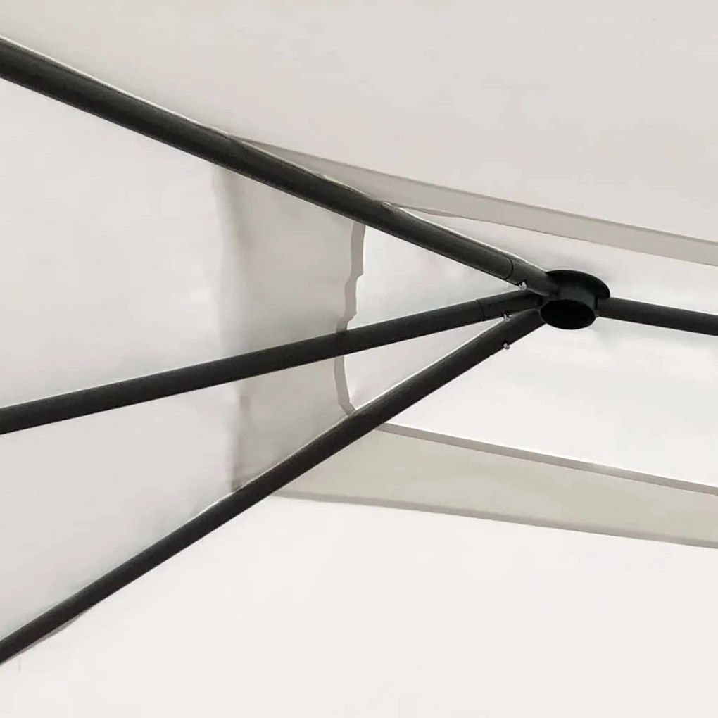 Altán 3 x 4 x 2,6 m krémový 160 g/m² 313614