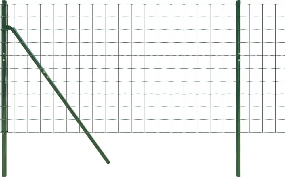 Drátěné pletivo zelené 1 x 10 m pozinkovaná ocel 154081