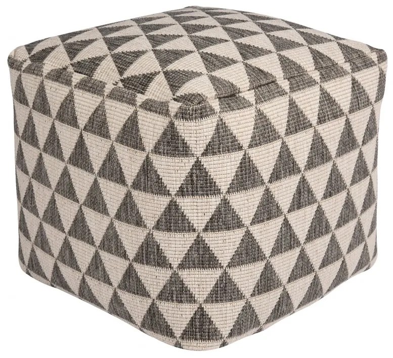 Bougari - Hanse Home koberce Sedací vak Kalahari Silver 103824 Rozměr: 63 x 63 x 32 cm