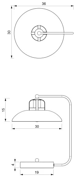 Stolní lampa FELIX 1xE27/60W/230V bílá
