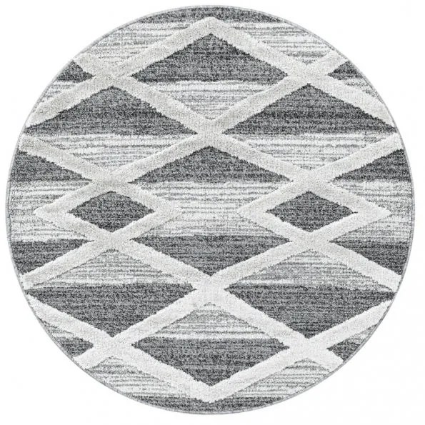 Vopi | Kusový koberec Pisa 4709 grey - Kruh průměr 200 cm
