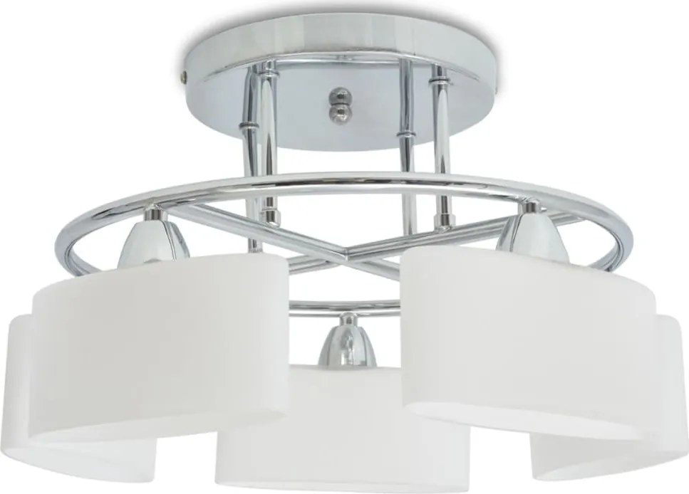 vidaXL Stropní svítidlo s eliptickými stínidly na 5 žárovek E14 200 W [50494]