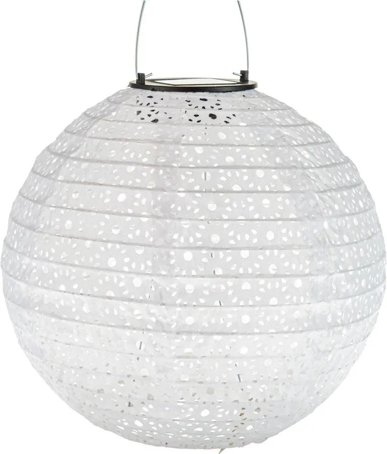 LED závěsné solární venkovní svítidlo ø 25 cm Luce – Dakls