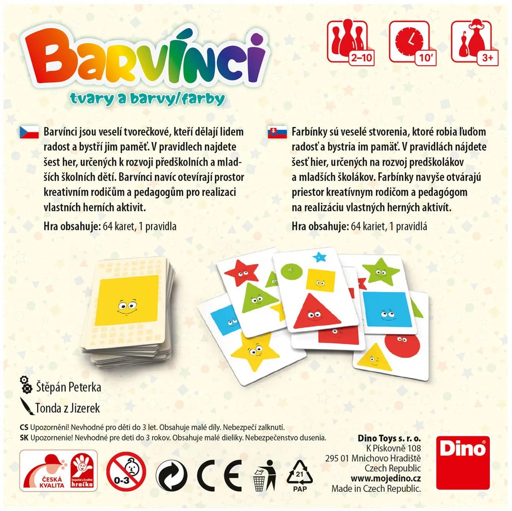 DINO Hra Barvínci cestovní *SPOLEČENSKÉ HRY* dn622555