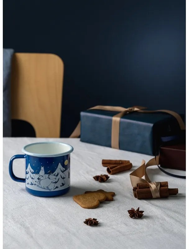 Hrnek Moomin Starry Night 0,37l, smalt / modrý