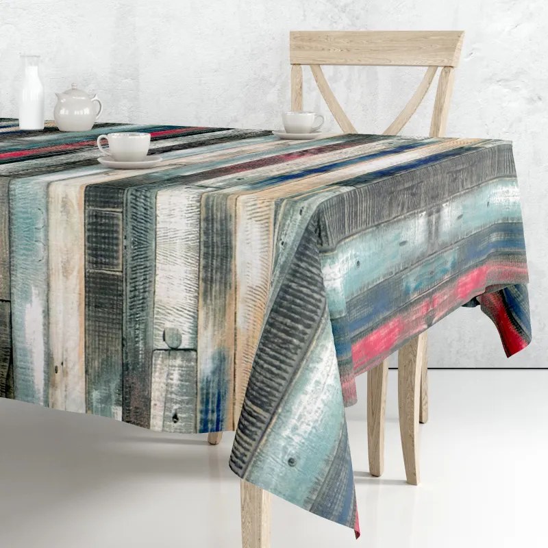 Ubrus PVC DC-1060 – Urban wood (různé velikosti)