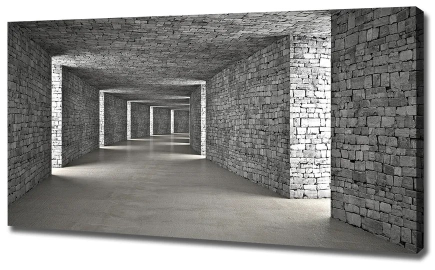Wallmuralia Foto obraz na plátně Tunel z cihel 120x60 cm