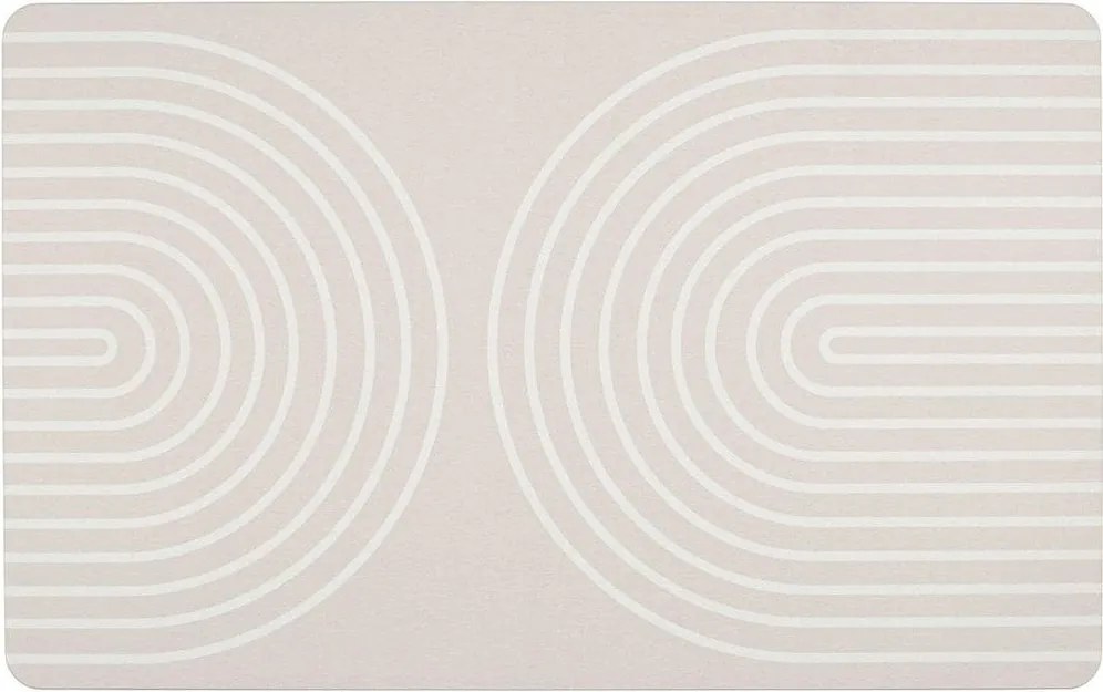 Béžová z křemeliny koupelnová předložka 50x80 cm Nazca – Wenko
