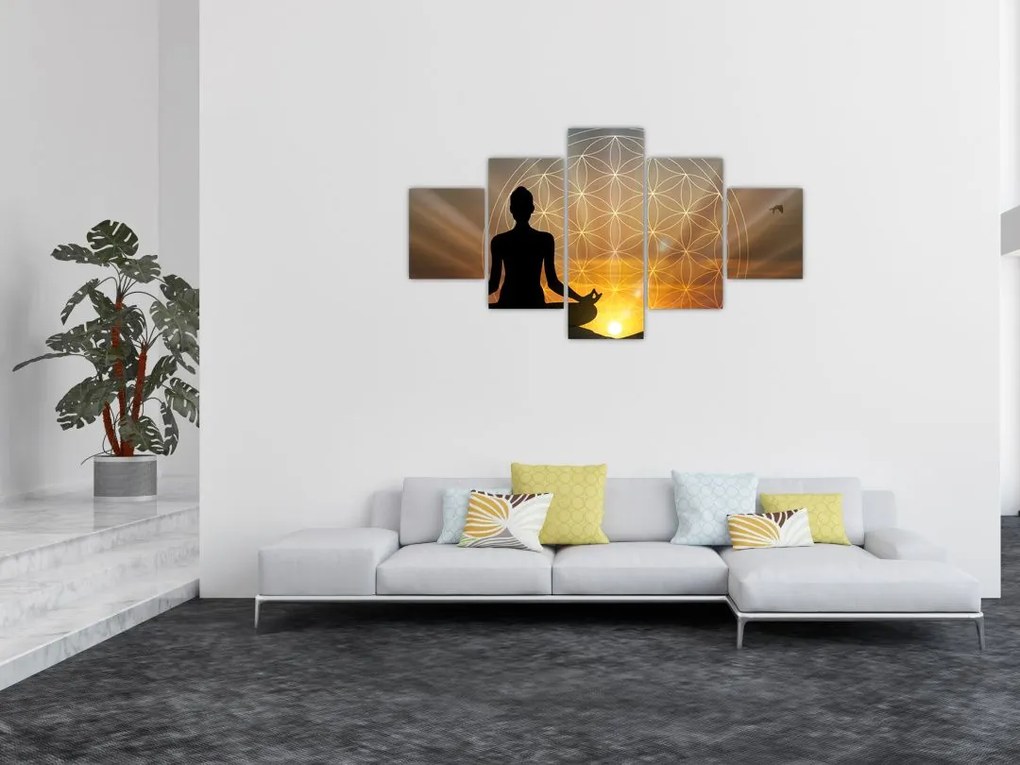 Obraz meditace (125x70 cm)
