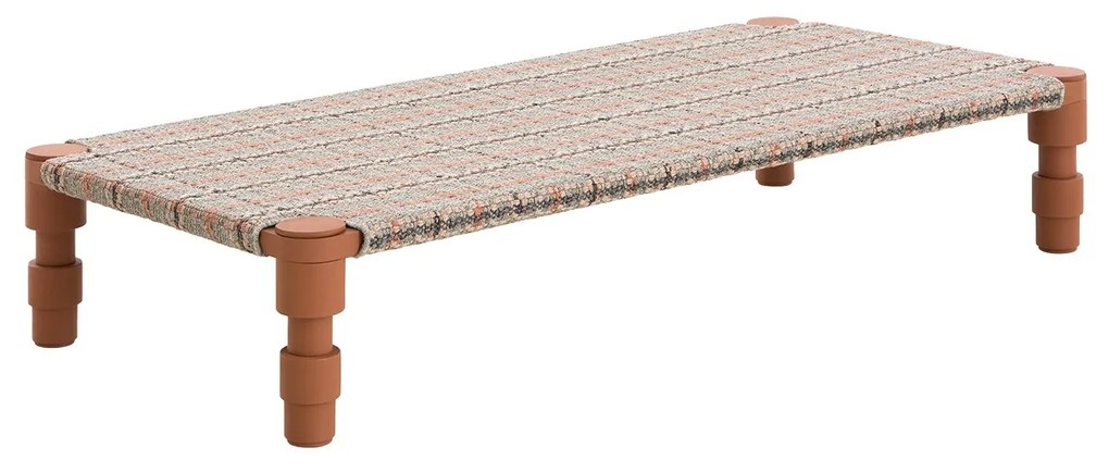 Gan designové zahradní lehátka Garden Layers Indian Single Bed Terracotta