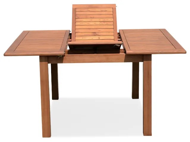 Massive home | Dřevěný jídelní stůl Pukhet rozkládací z masivního dřeva - VÝPRODEJ PUK-001