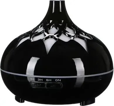 SIXTOL Palm černý lesk / Aroma difuzer / 500ml / 12 W / Automatické vy