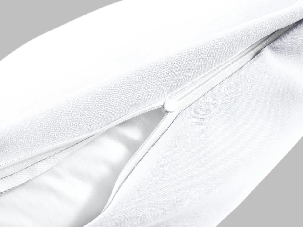 Biante Dekorační povlak na polštář Rongo RG-045 Bílý 45 x 45 cm