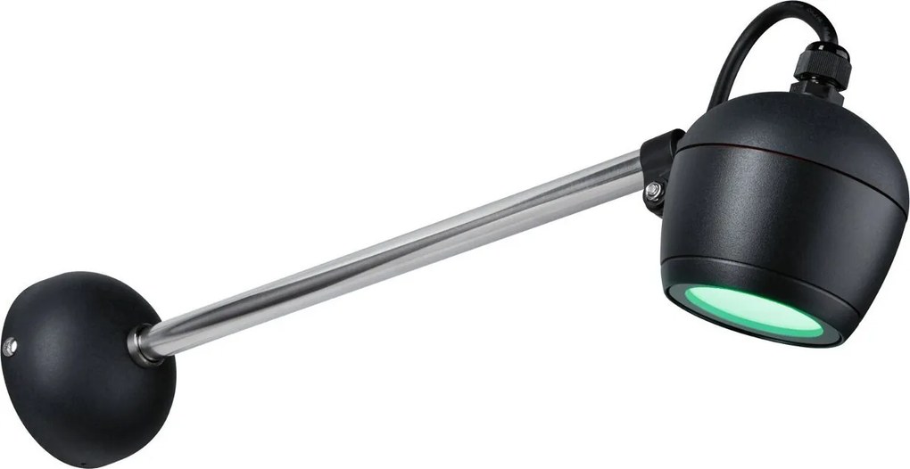 P 94773 LED venkovní nástěnné svítidlo Smart Home Zigbee Kikolo RGBW IP65 90mm RGBW+ 6,2W 230V antracit umělá hmota/hliník - PAULMANN