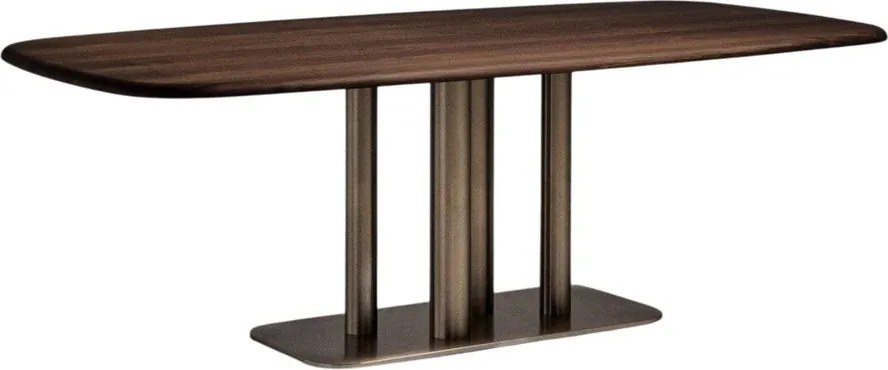 Jídelní stůl v dekoru ořechu 100x180 cm Melvar – Kave Home