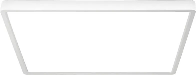 Bílá čtvercová stropní svítidlo stropní svítidlo 45 cm Led 45 W Bastia Italux