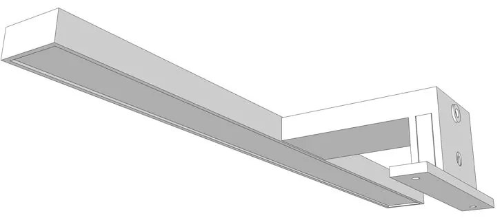 TOP LIGHT Světlo nástěnné Gila LED, Chrom