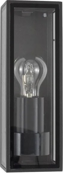 NV 9197701 Venkovní nástěnné svítidlo SORREN antracitový hliník a čiré sklo E27 1x12W 220-240V bez žárovky IP65 - NOVA LUCE